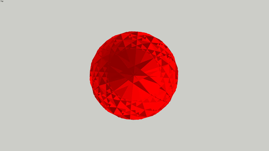 Red Sphere Crystaldimond | 3D Warehouse