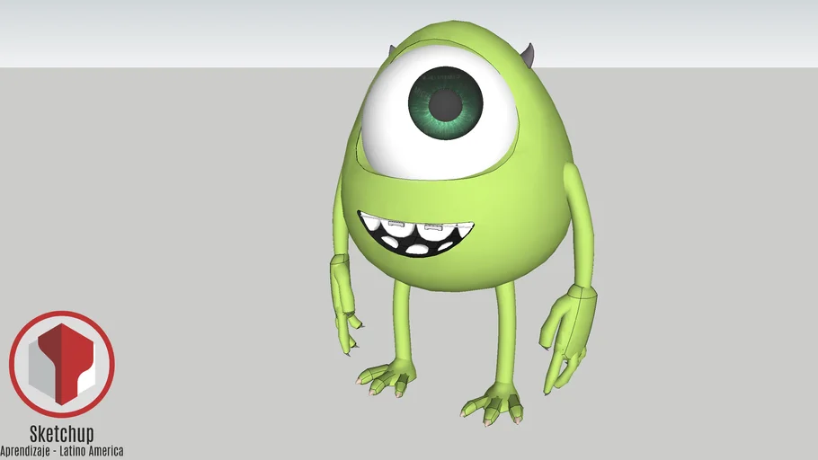 Mike Wazowski - 3d Model - Monsters University | 3D Warehouse