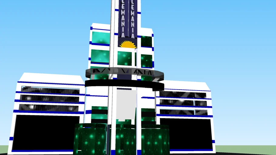 wrestlemania 24 stage concept | 3D Warehouse