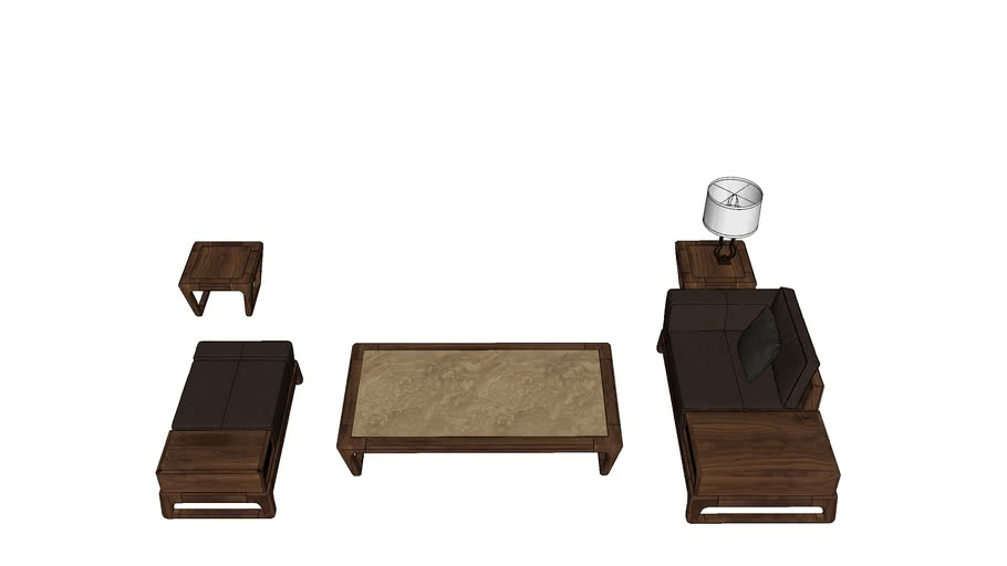 Sofa & table | 3D Warehouse