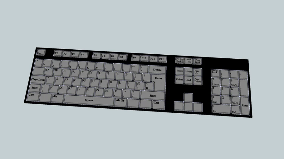 Keyboard | 3D Warehouse