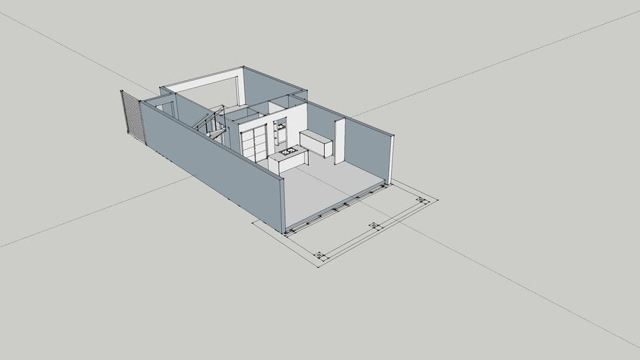 2 Storey walk-in | 3D Warehouse