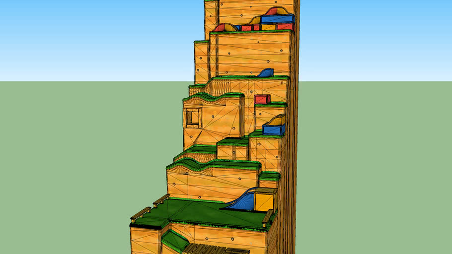 Wii U] Climb Mountain StepB 'Super Mario 3D World' (object data) | 3D ...