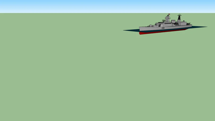Type 23 Frigate - Duke Class - HMS Iron Duke | 3D Warehouse
