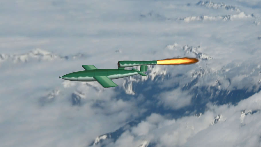 WW2+LUFTWAFFE+V1_BUZZ+BOMB | 3D Warehouse