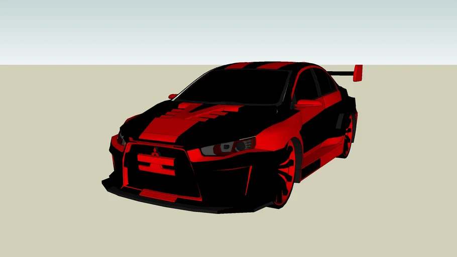 Custom Lancer EVO | 3D Warehouse
