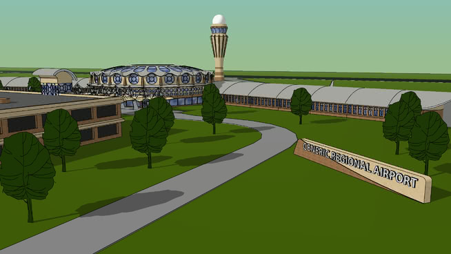 Generic+Regional+Airport | 3D Warehouse