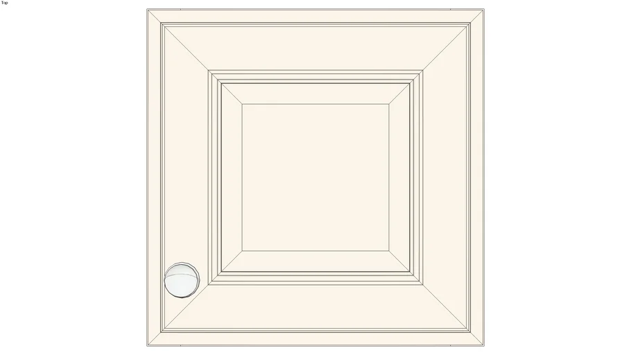 Wall Single Door 15Hx15D | 3D Warehouse