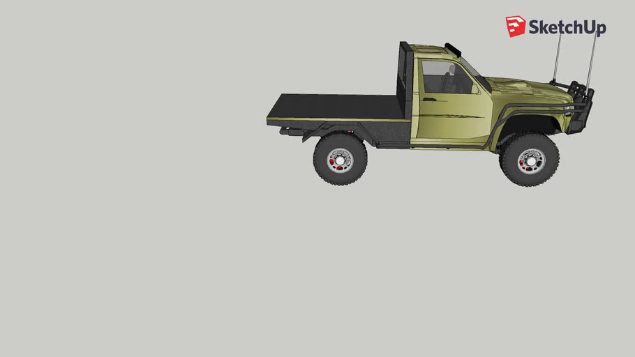 nissan gu patrol ute | 3D Warehouse