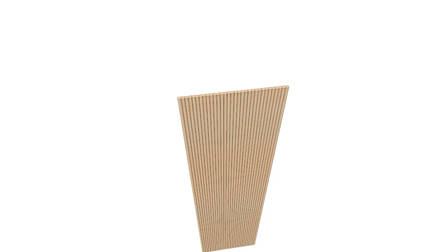 Tambour Profile 107 Flexible 12' W x 48' L - .375 Bead | 3D Warehouse