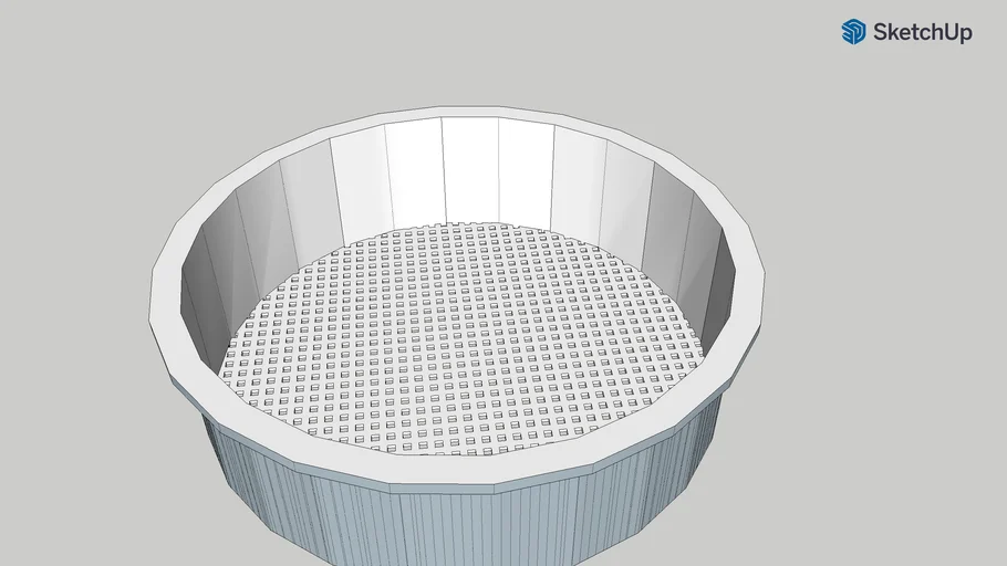 Water strainer for IBC 140mm | 3D Warehouse