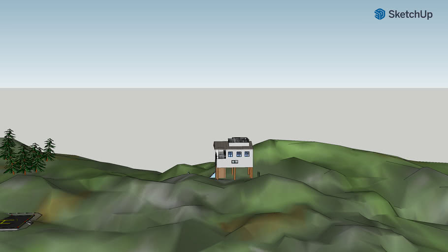 house on the hill | 3D Warehouse
