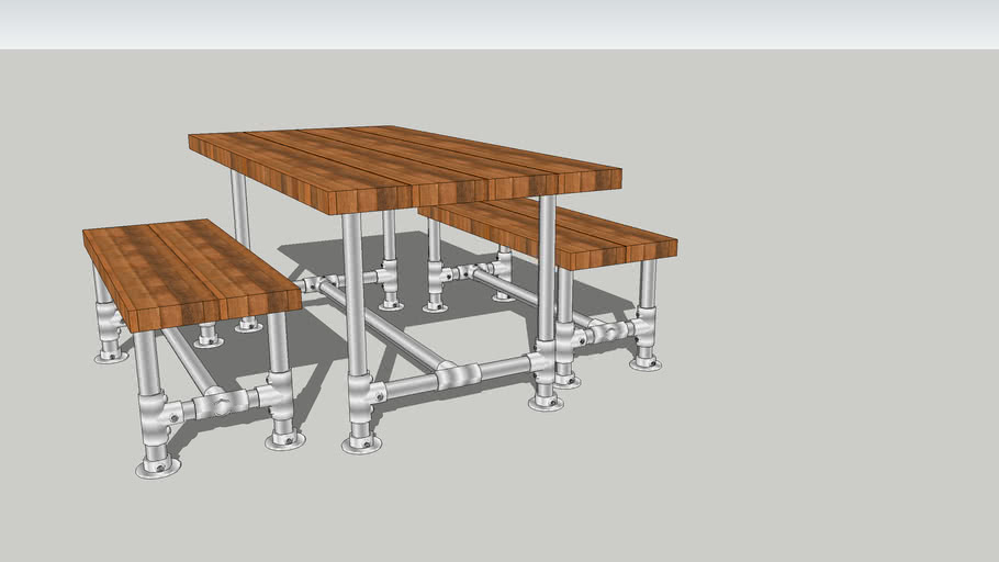 Scaffold Pole Table | 3D Warehouse