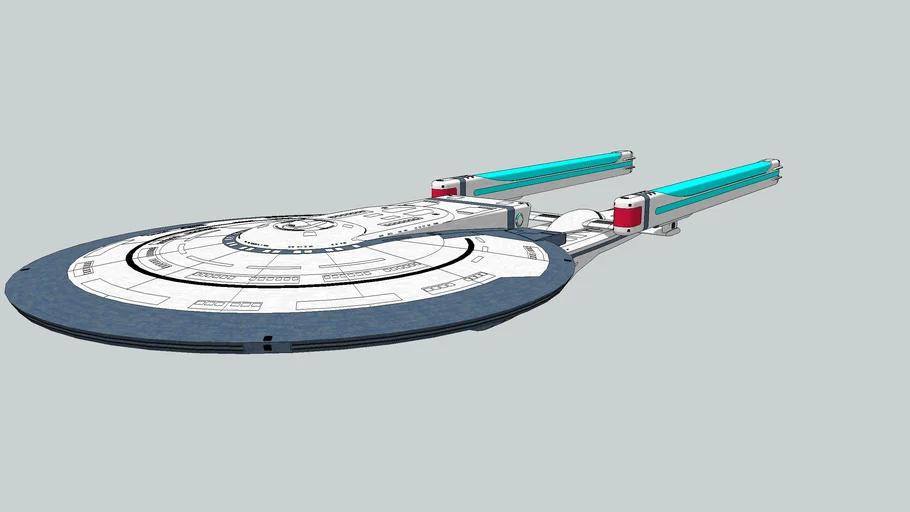 Excelsior class MK.3 Federation Cruiser | 3D Warehouse
