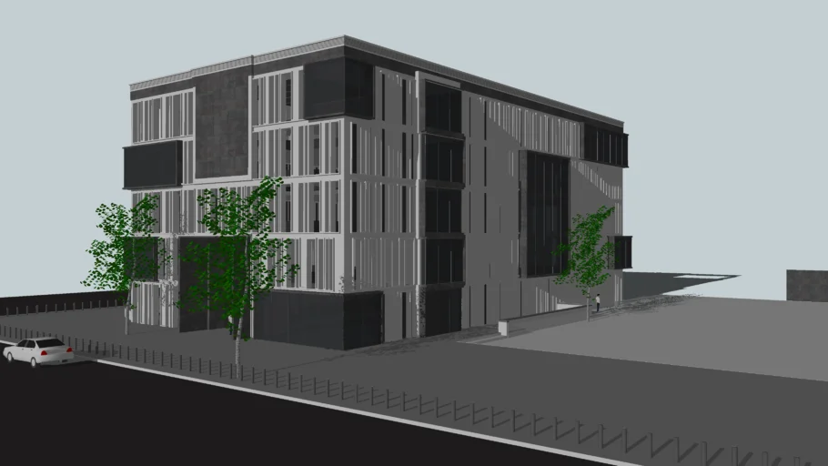 Modern Building | 3D Warehouse