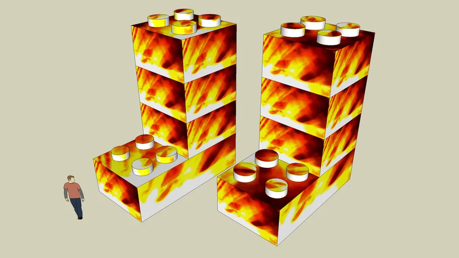 Fire Lego Fire Fighter Boots | 3D Warehouse