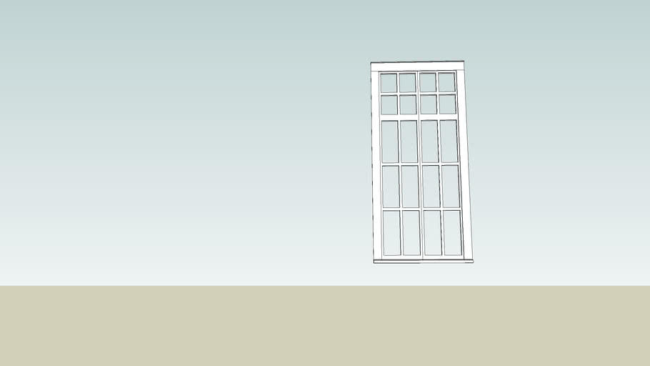 Fixed Wood Window | 3D Warehouse