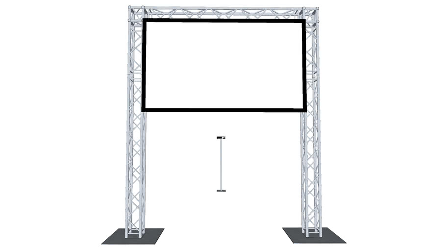 Projector Truss Arch 4m x 3m | 3D Warehouse