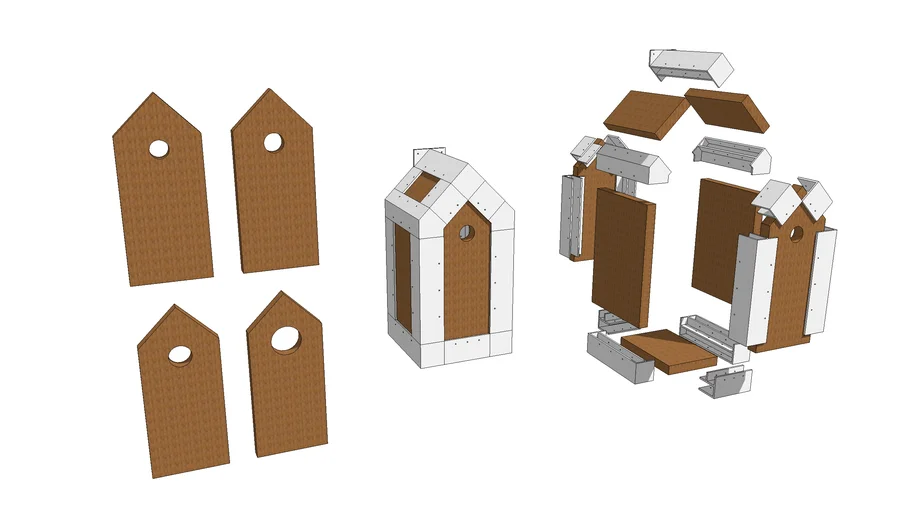Modular Bird Box | 3D Warehouse