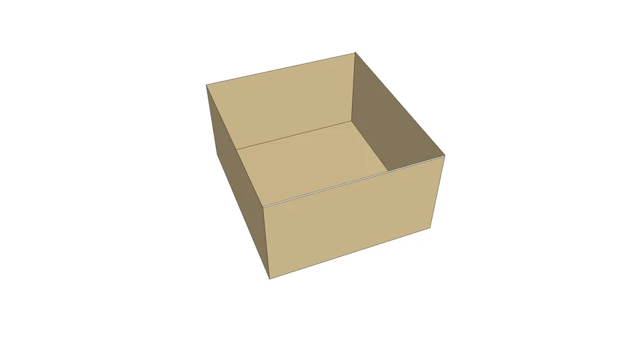 Cardboard Box | 3D Warehouse