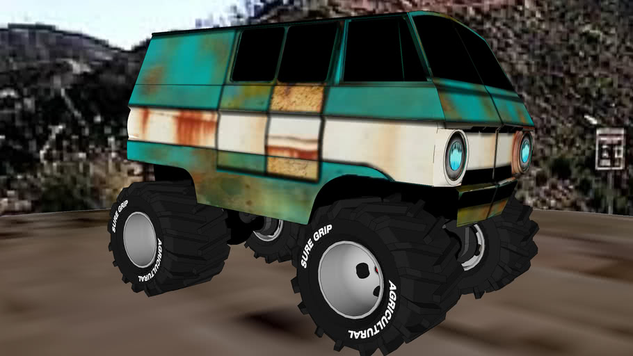 REDNECK ROD -- Dodge A100 4x4 | 3D Warehouse