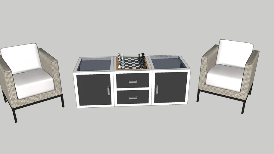 Chess Table | 3D Warehouse