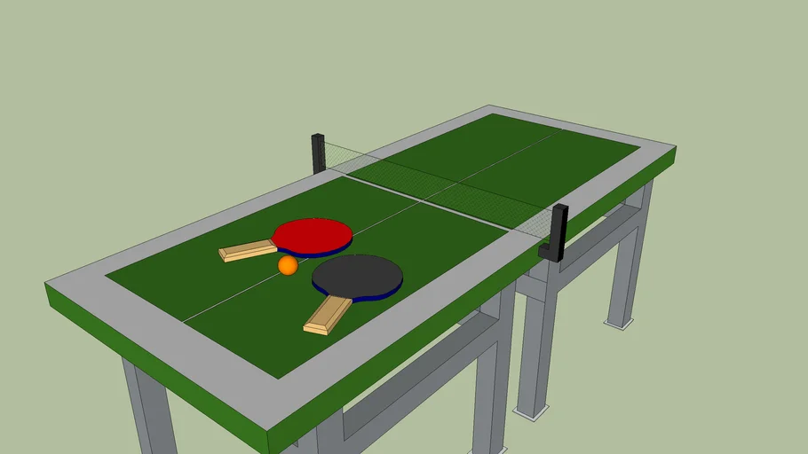 Tennis table | 3D Warehouse