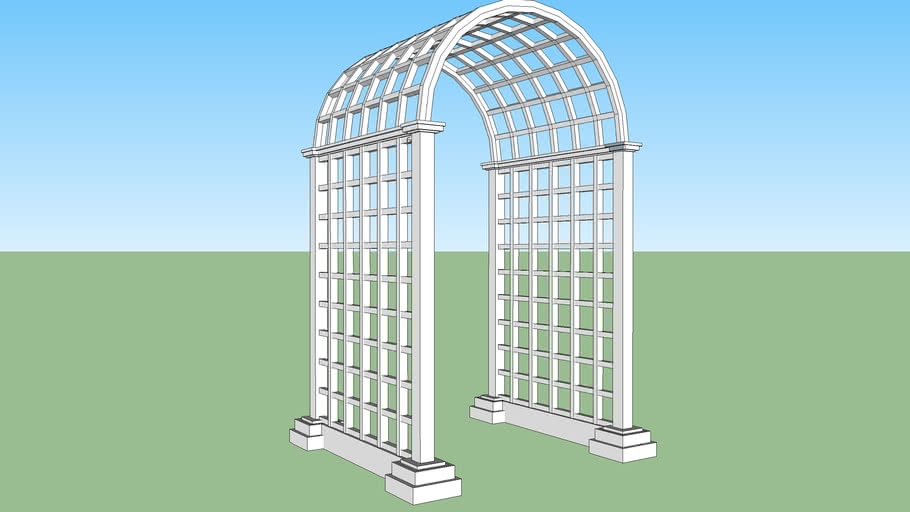 Metal arc entrance | 3D Warehouse