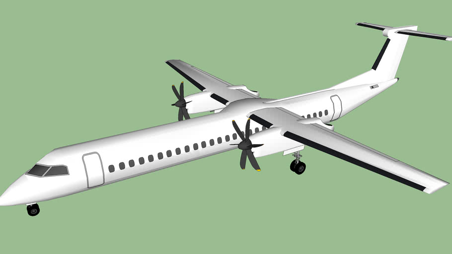 Template - Bombardier Dash 8 Q400 | 3D Warehouse