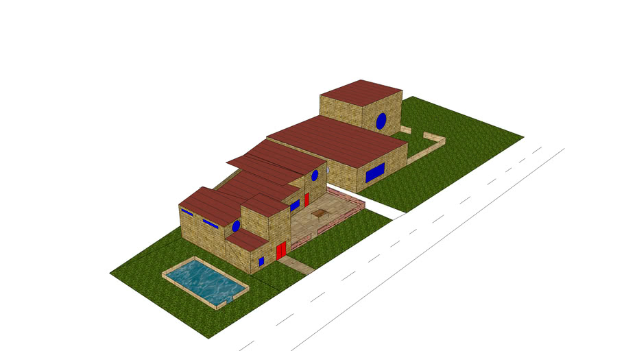 twee huizen | 3D Warehouse