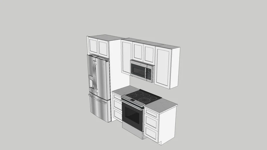 Small Scale Kitchen | 3D Warehouse