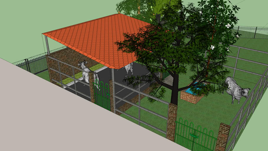 Cow House Shed | 3D Warehouse