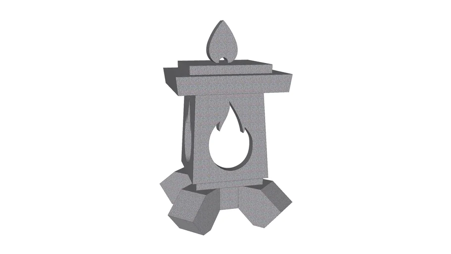 Concrete Lantern #14 | 3D Warehouse