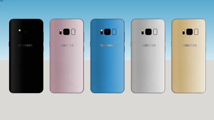 Samsung Galaxy s8 All Colors | 3D Warehouse