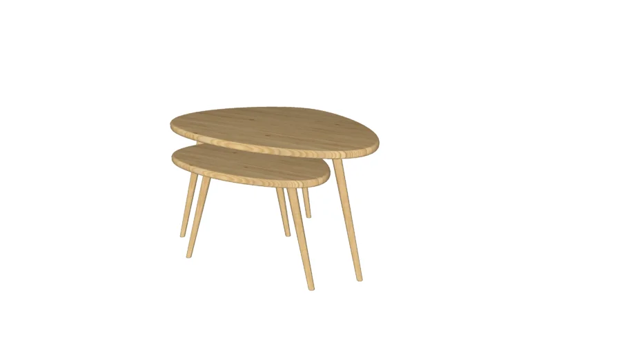 70386 Side Table Vigo (2-Set) | 3D Warehouse