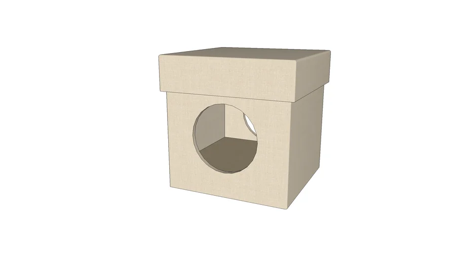 cat play box/foot stool | 3D Warehouse