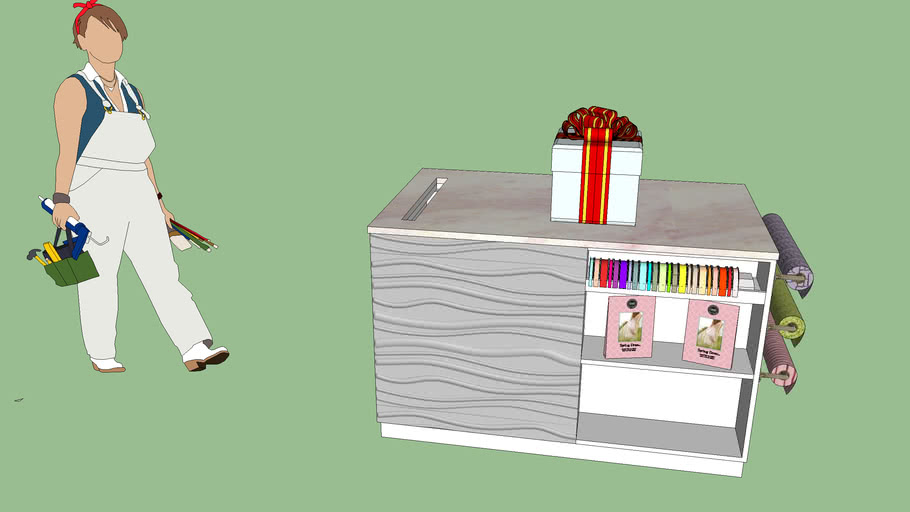 Gift Wrapping Counter | 3D Warehouse