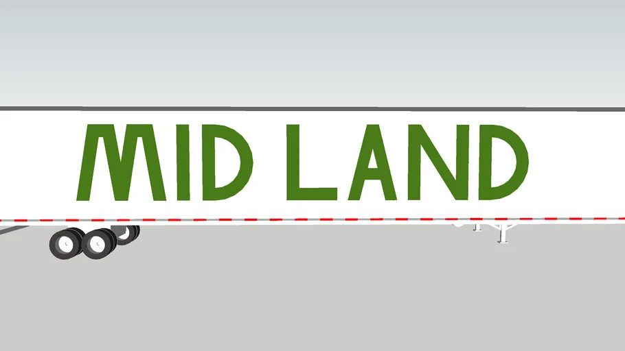 Midland Reefer Semi-trailer | 3D Warehouse