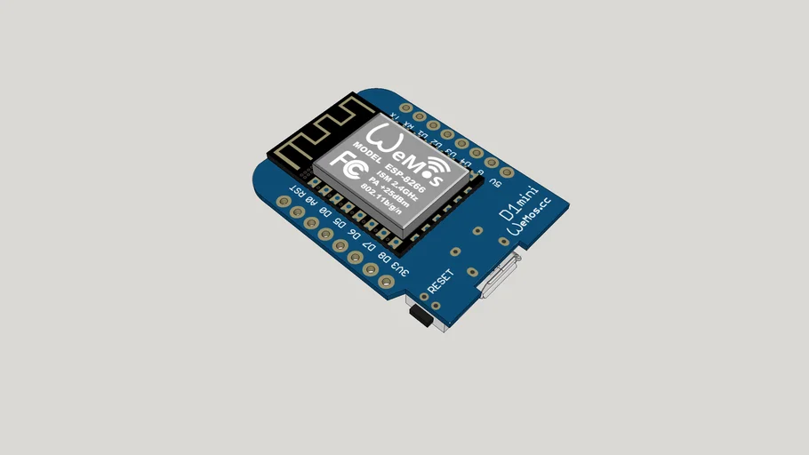 Wemos d1 mini esp8266 | 3D Warehouse