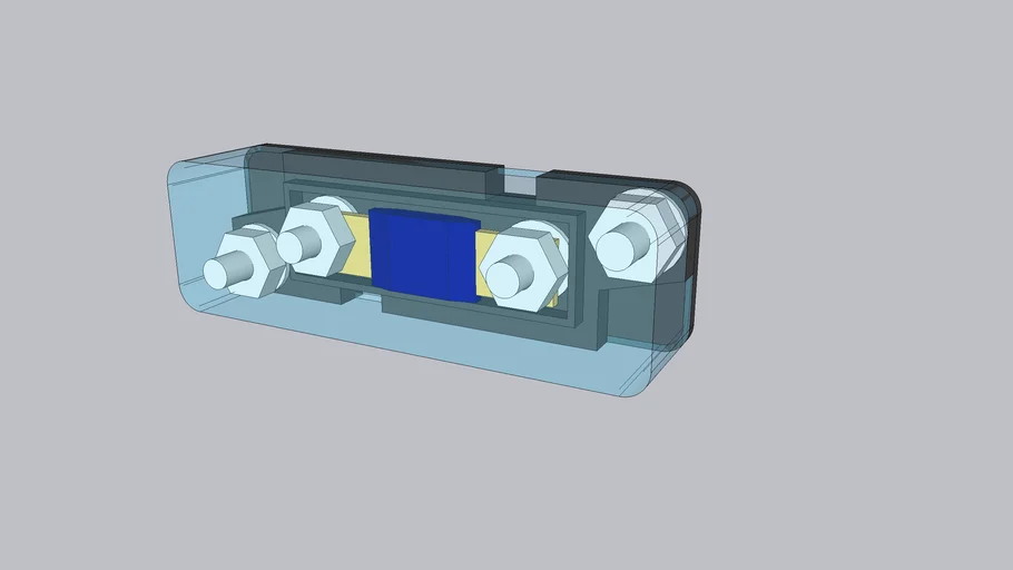 Safety Fuse Block Mega Blue Sea | 3D Warehouse