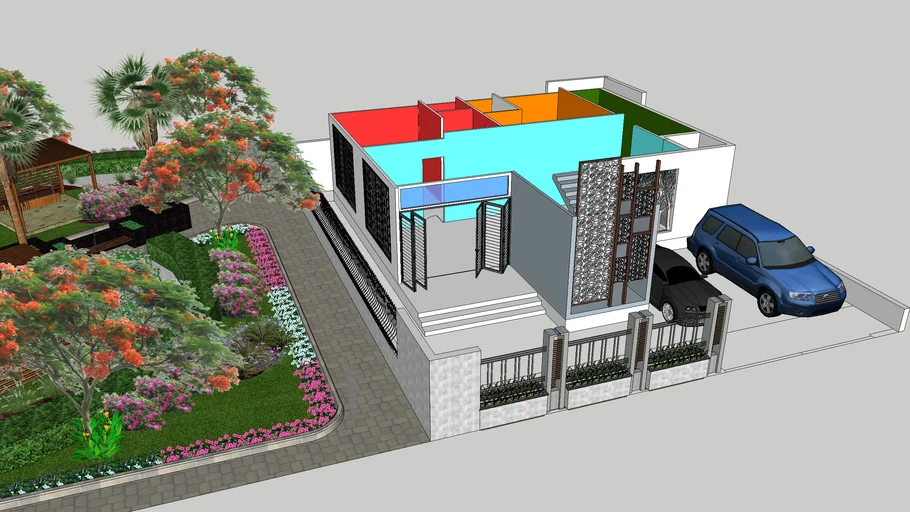 GROUND FLOOR CONCEPTUAL 3D PLAN | 3D Warehouse
