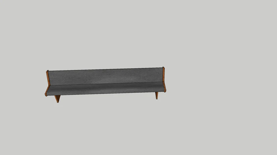 Church Pew | 3D Warehouse