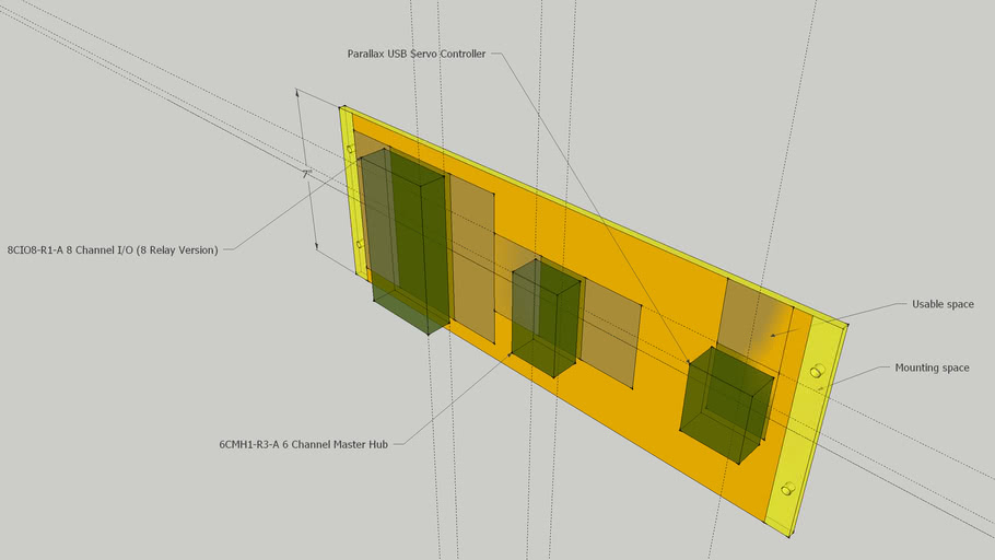 Rack Mountable DZ Control Board Assembly | 3D Warehouse