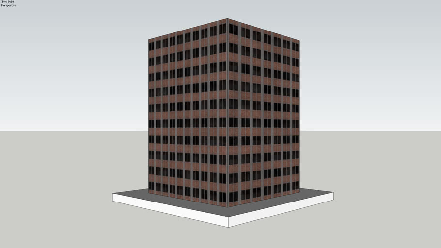 low poly high rise building 2 | 3D Warehouse
