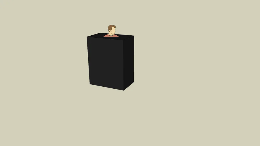 Magical man in box | 3D Warehouse