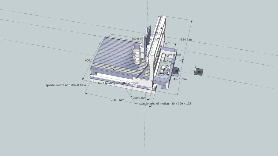 CNC router draft 3 | 3D Warehouse