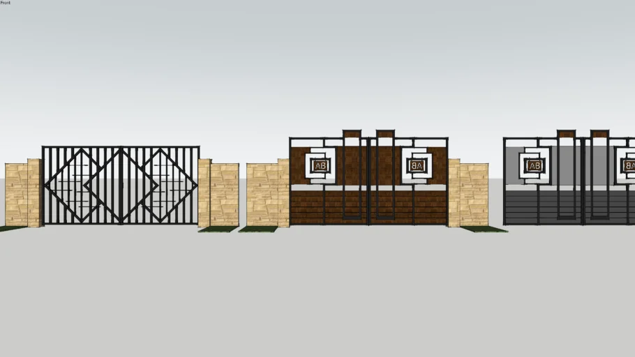 Mild Steel Gates | 3D Warehouse