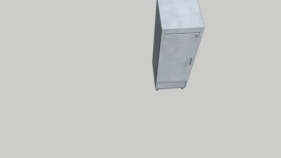 Single door commercial freezer | 3D Warehouse