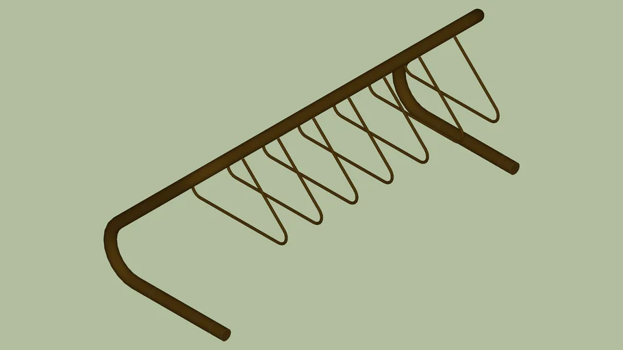 Triangular Hanging Bike Rack | 3D Warehouse