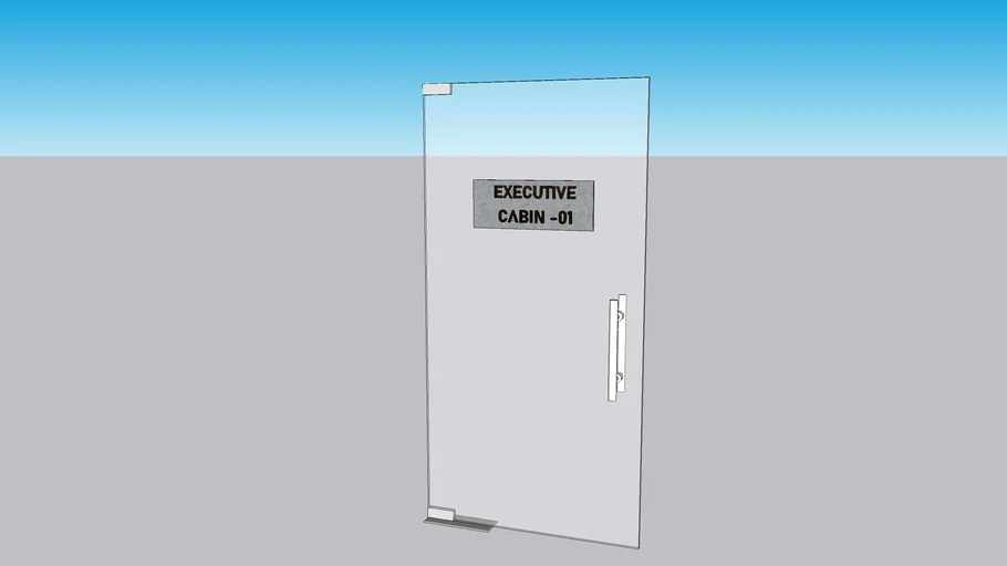 Glass panel (Single Door) | 3D Warehouse